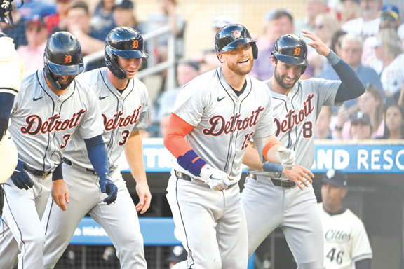 Carson Kelly grand slam powers Detroit Tigers to 9-2 Wednesday rout at ...